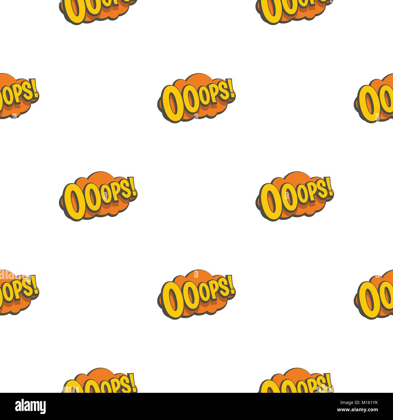 Ooops comic text speech hi-res stock photography and images - Alamy