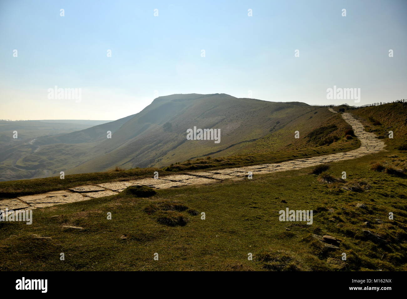 Mam Tor mountain in the beautiful Peak District countryside near ...