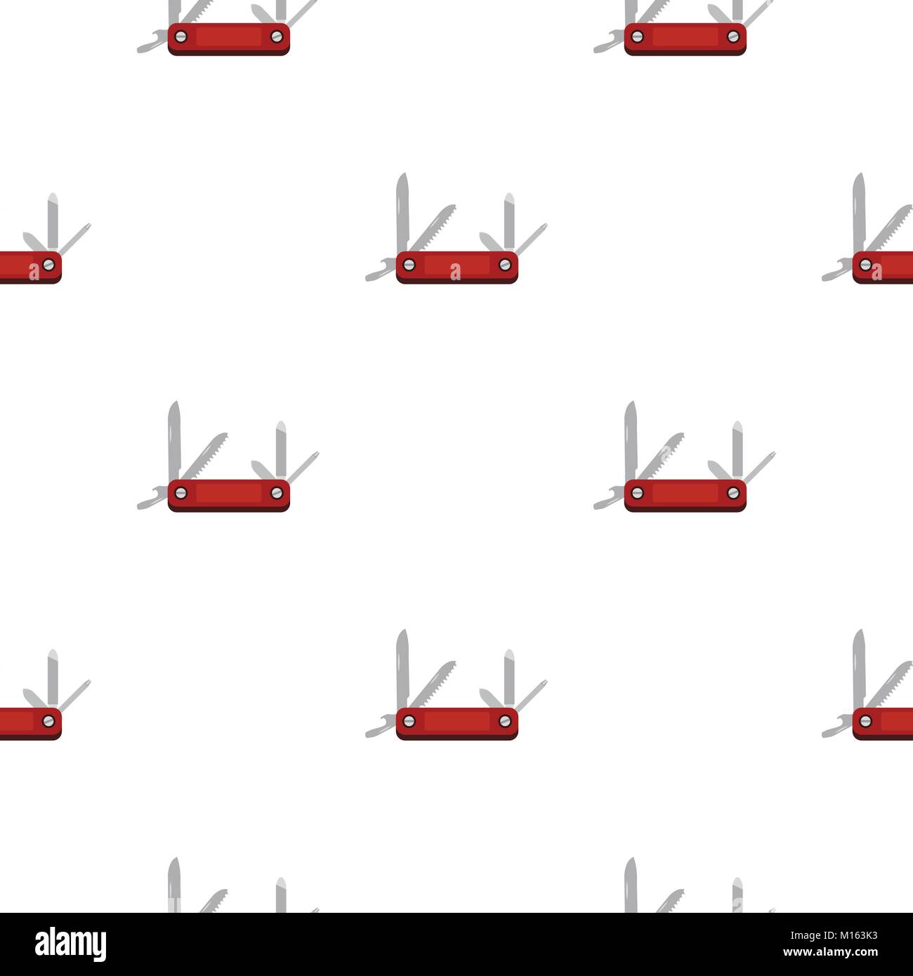 Multitool knife pattern flat Stock Vector Image & Art - Alamy
