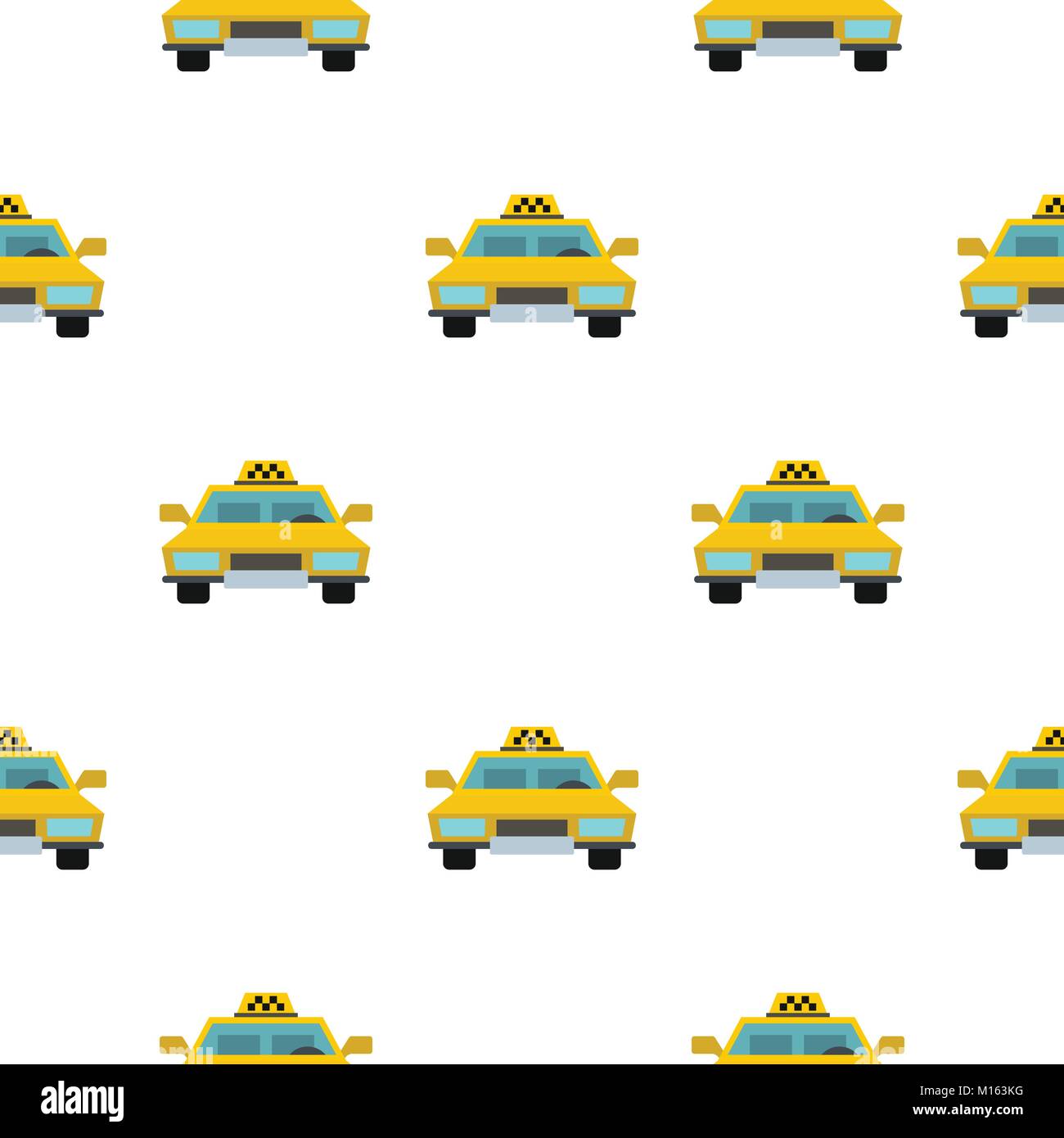 Taxi pattern flat Stock Vector Image & Art - Alamy