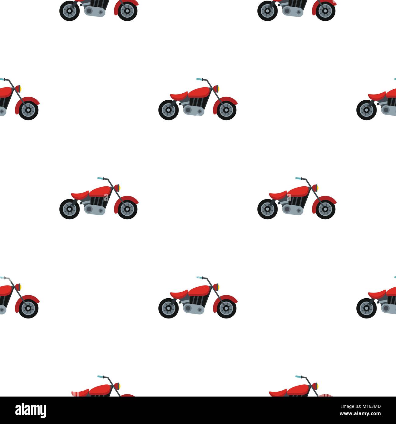 Motorcycle pattern flat Stock Vector Image & Art - Alamy