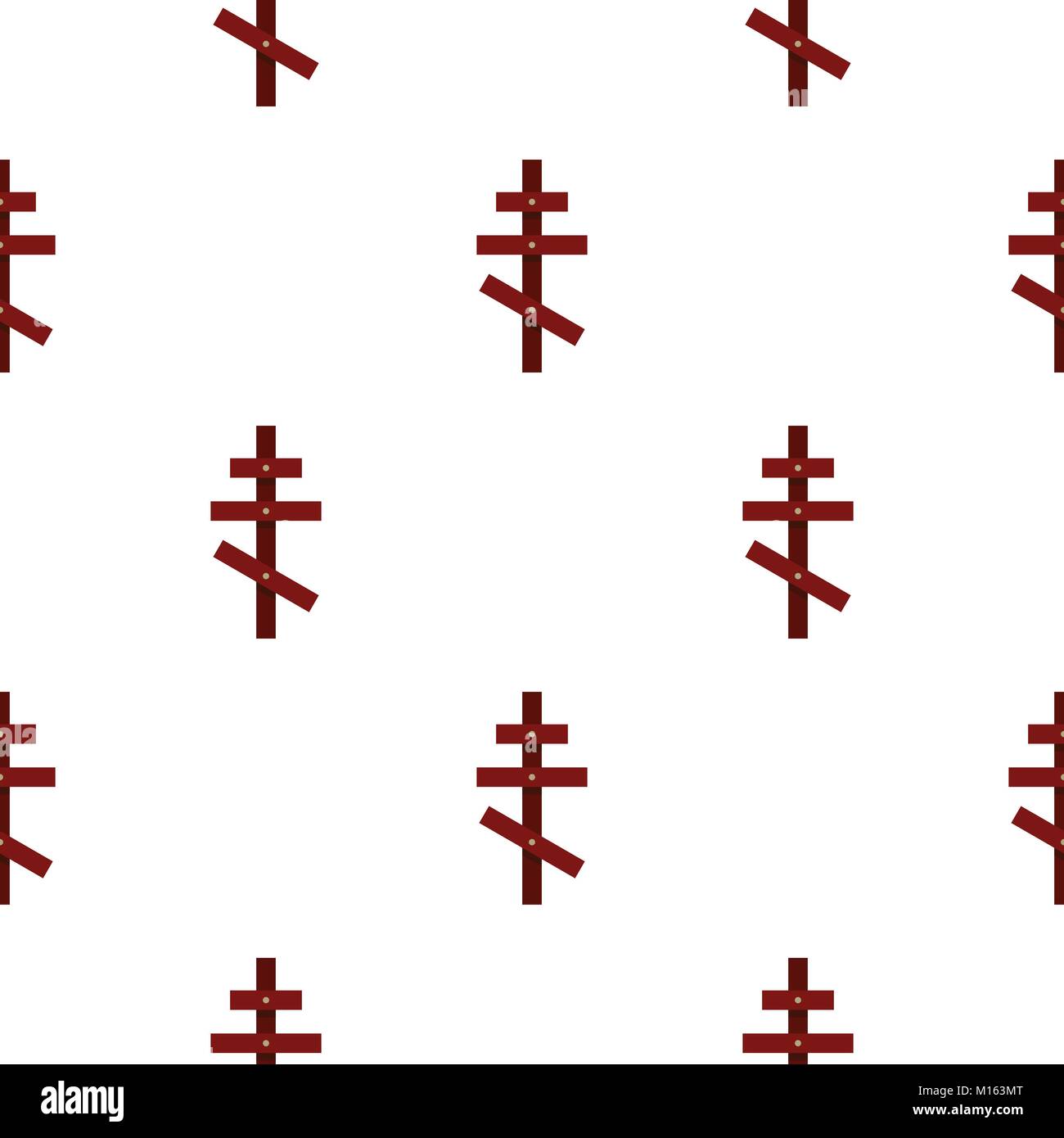 Orthodox wooden cross Stock Vector Images - Alamy