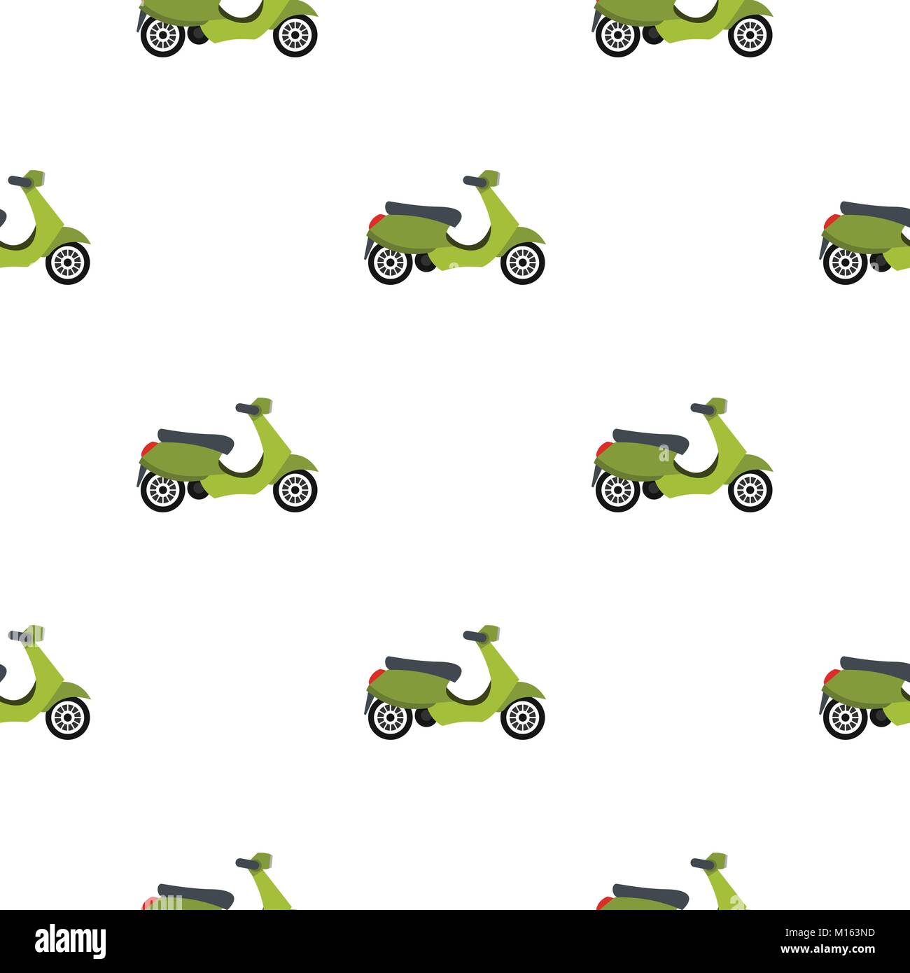 Scooter pattern flat Stock Vector Image & Art - Alamy