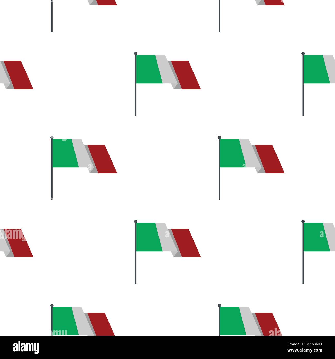 Italian flag pattern flat Stock Vector Image & Art - Alamy