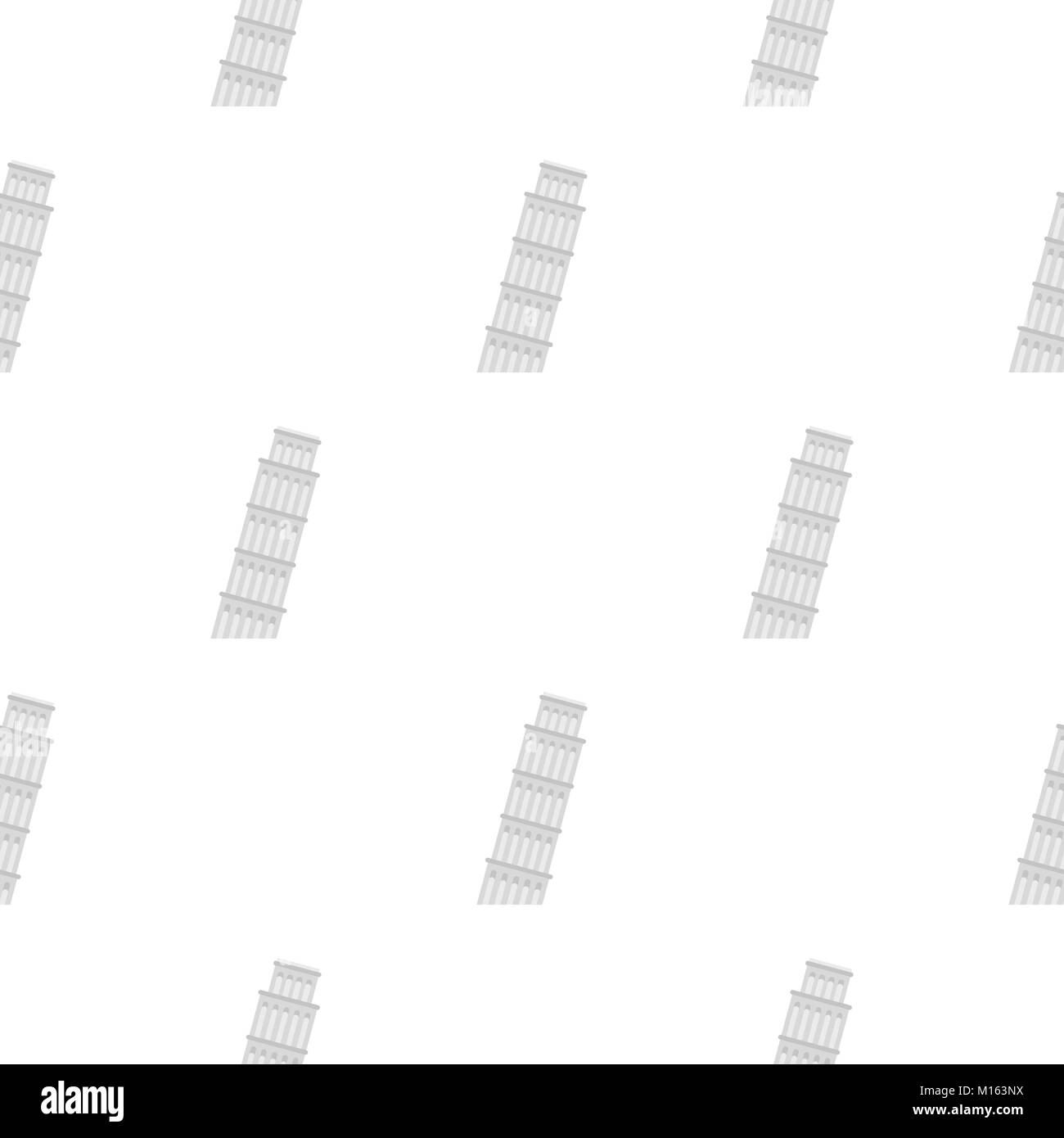 Pisa tower pattern flat Stock Vector Image & Art - Alamy