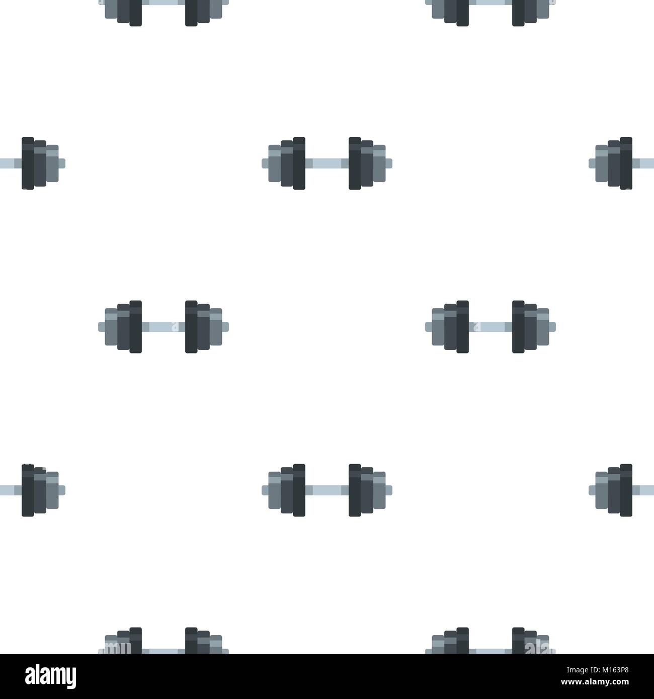 Dumbbell pattern background Cut Out Stock Images & Pictures - Alamy