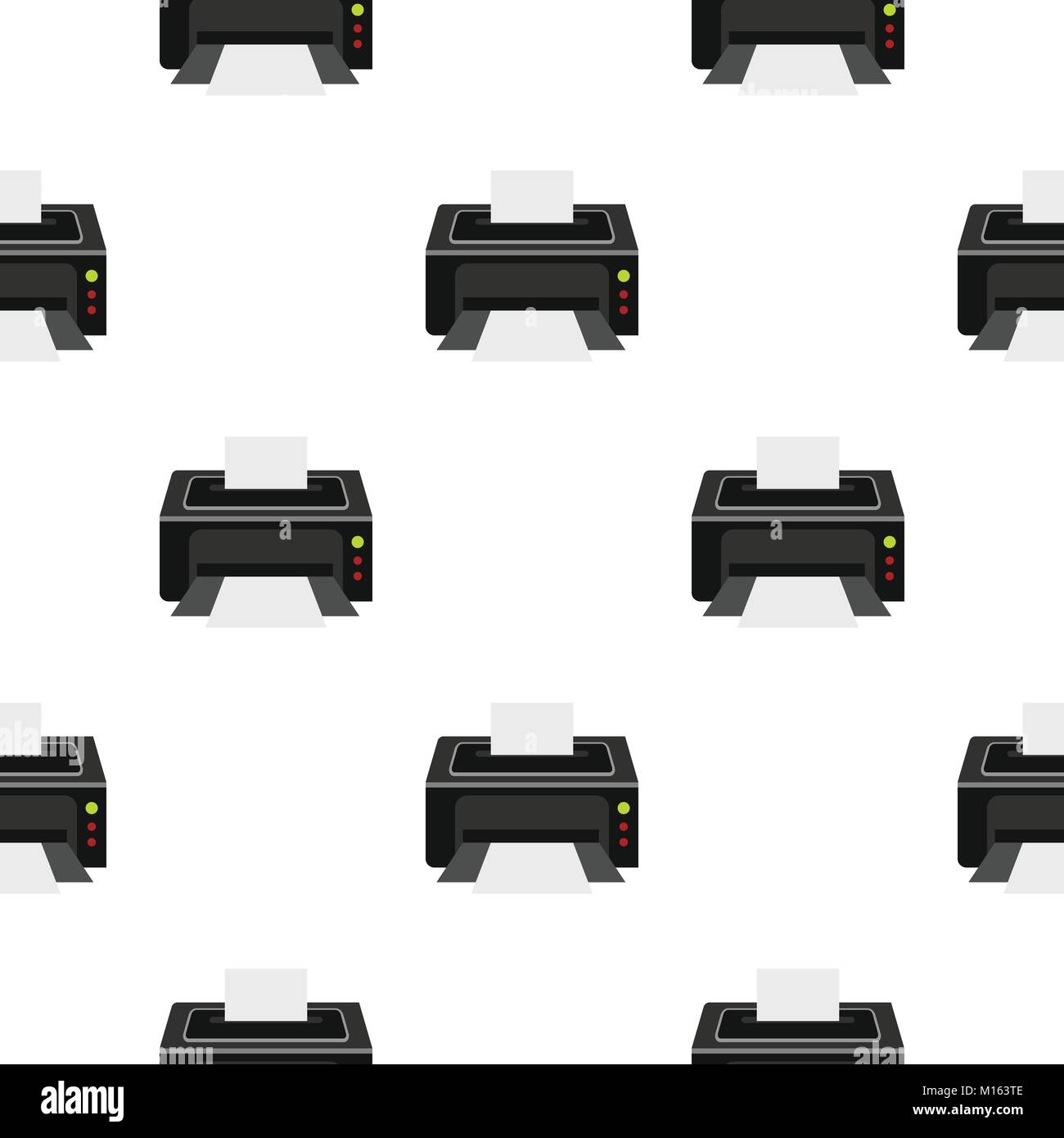 Printer pattern flat Stock Vector Image & Art - Alamy