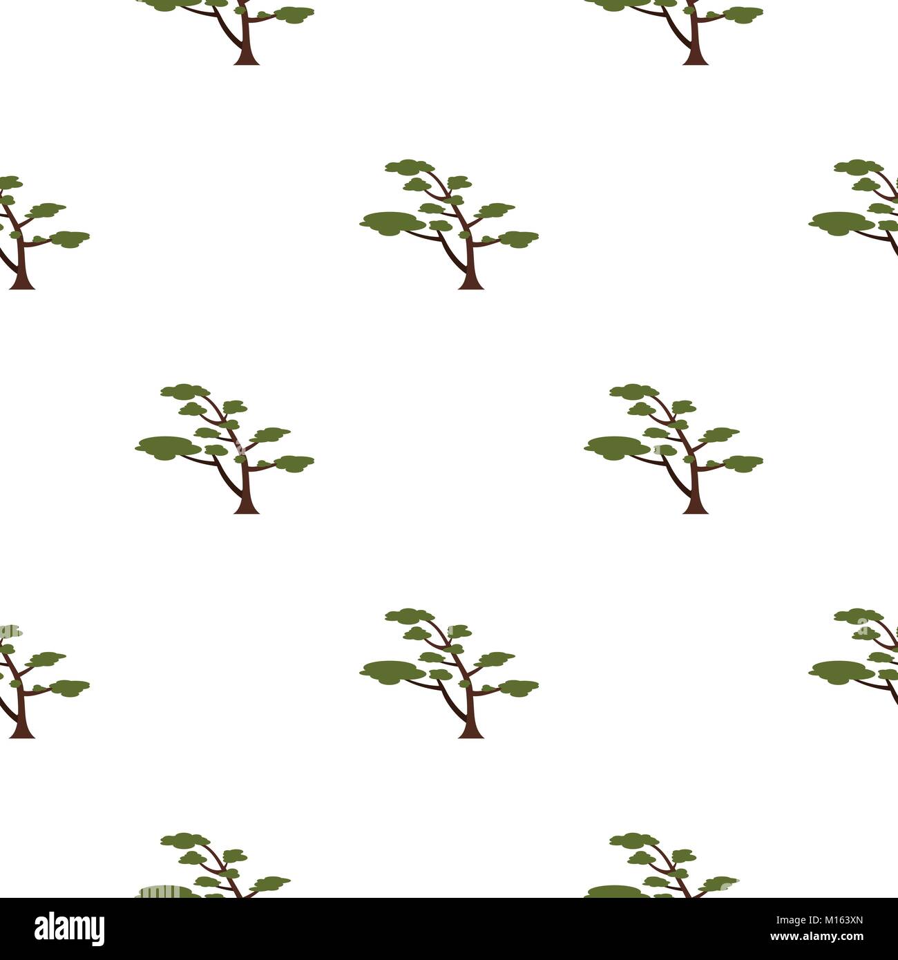 Tree with crown pattern flat Stock Vector Image & Art - Alamy