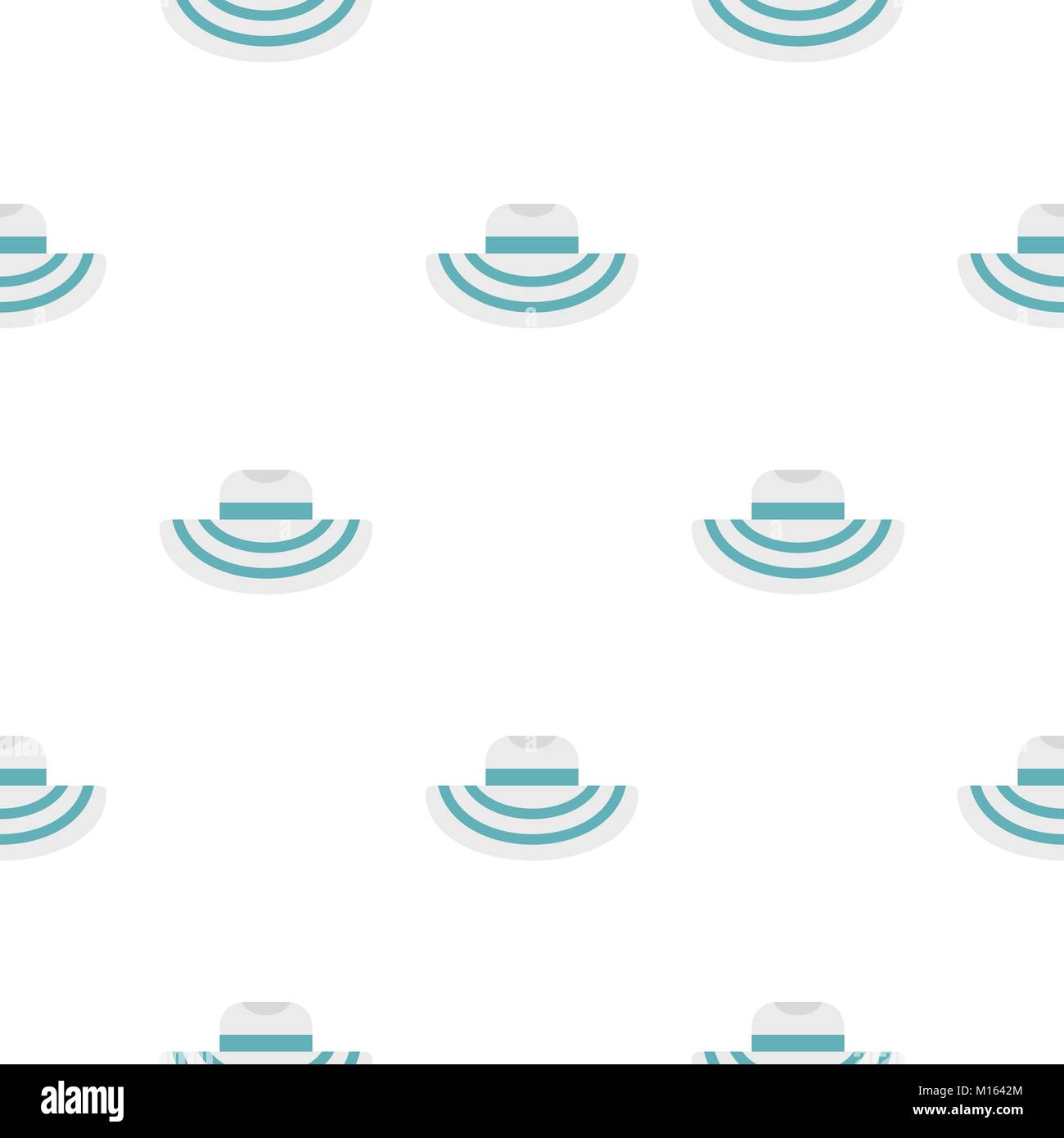 Women beach hat pattern flat Stock Vector Image & Art - Alamy