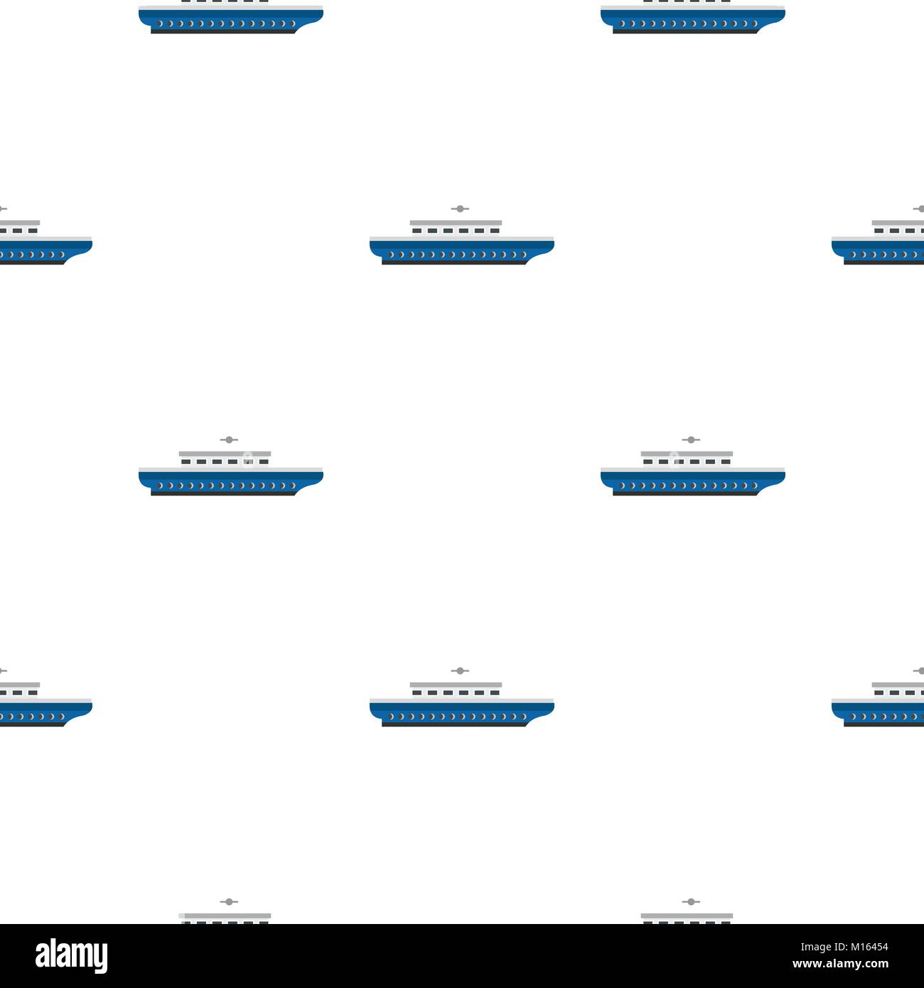 Passenger ship pattern flat Stock Vector Image & Art - Alamy
