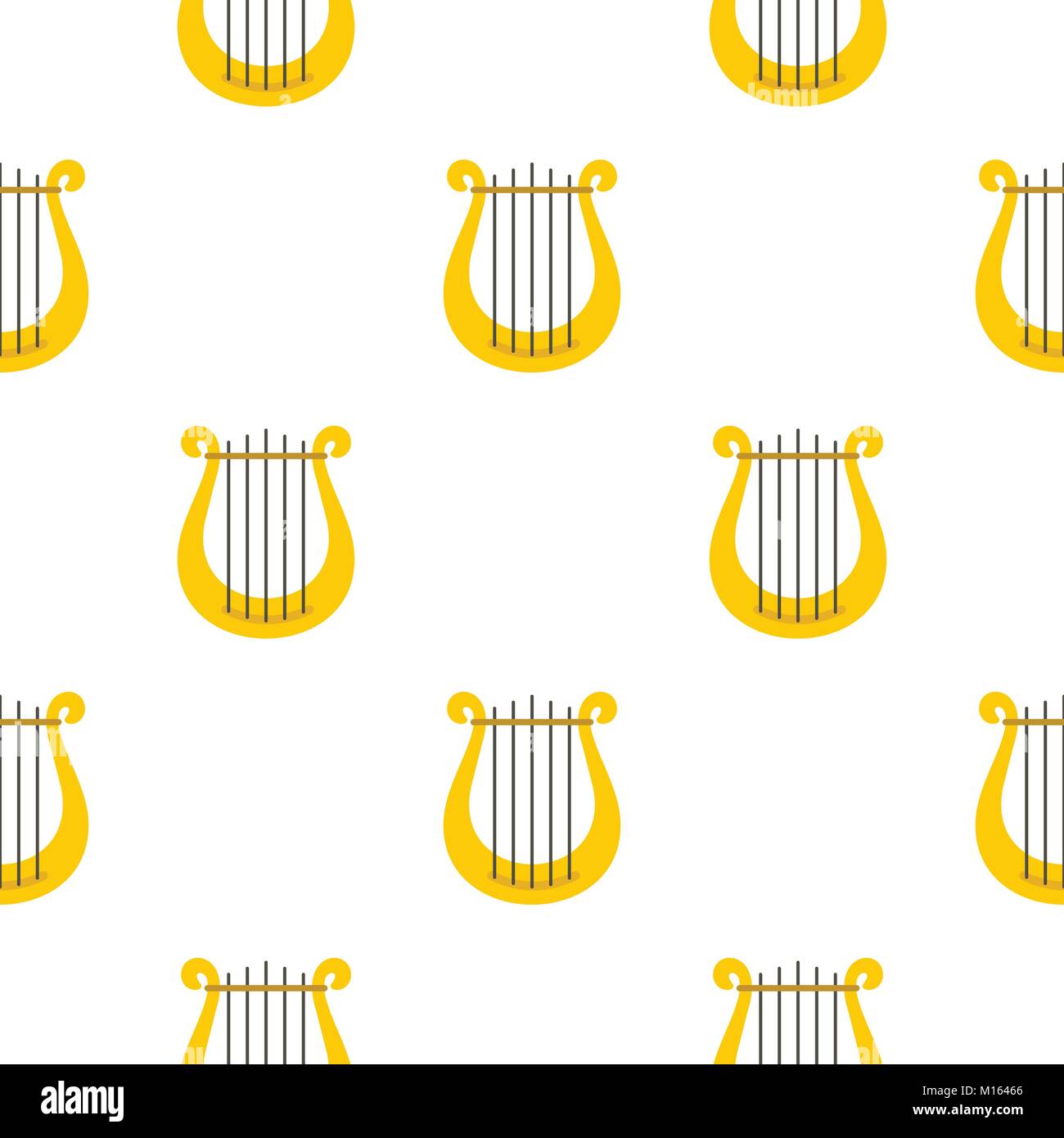 Harp pattern flat Stock Vector Image & Art - Alamy