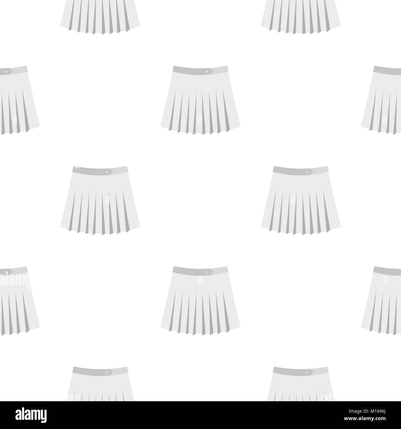 Skirt front and back view template Cut Out Stock Images & Pictures - Alamy