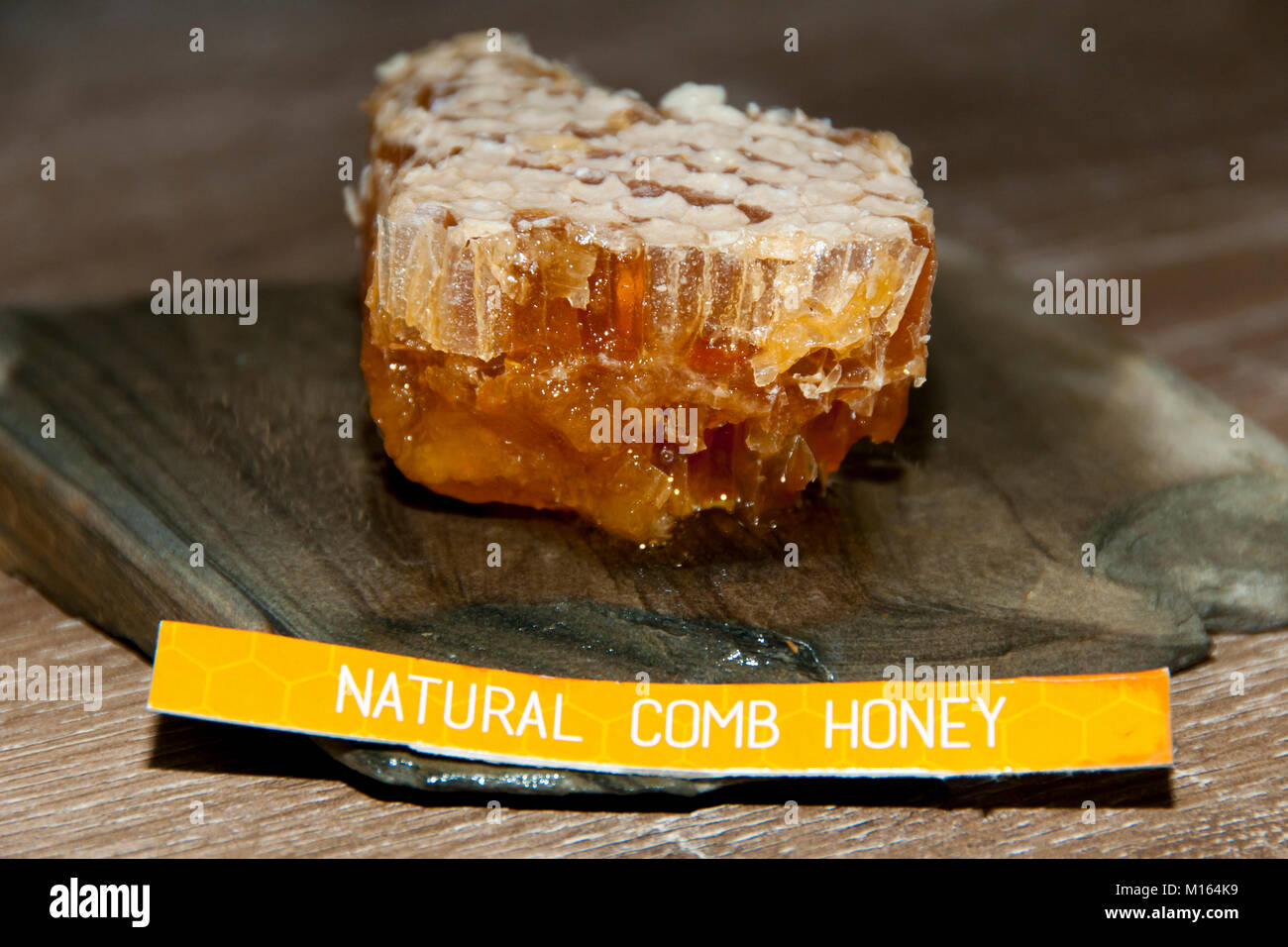 Natural Honey Comb Stock Photo - Alamy