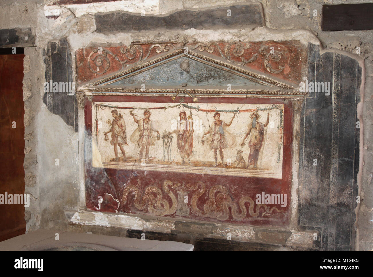 Triclinium pompei hi-res stock photography and images - Alamy