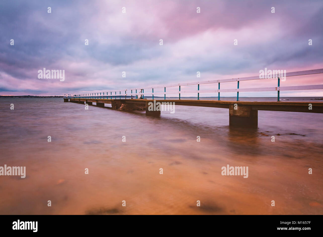 Stormy day by the beach in Domsten, Sweden Stock Photo - Alamy
