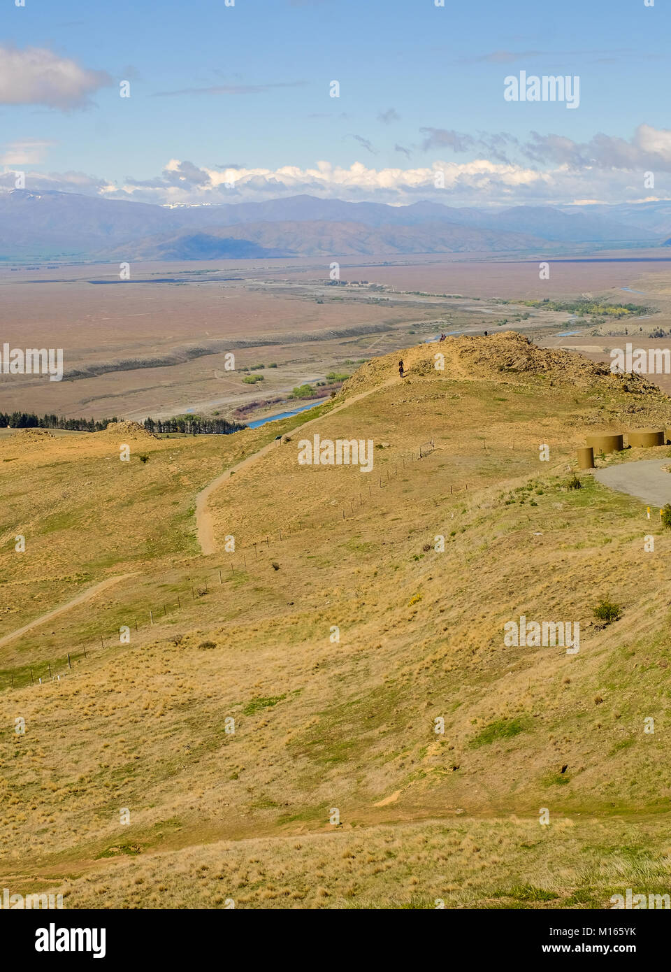Landscape of Mount John in South Island of New Zealand Stock Photo - Alamy
