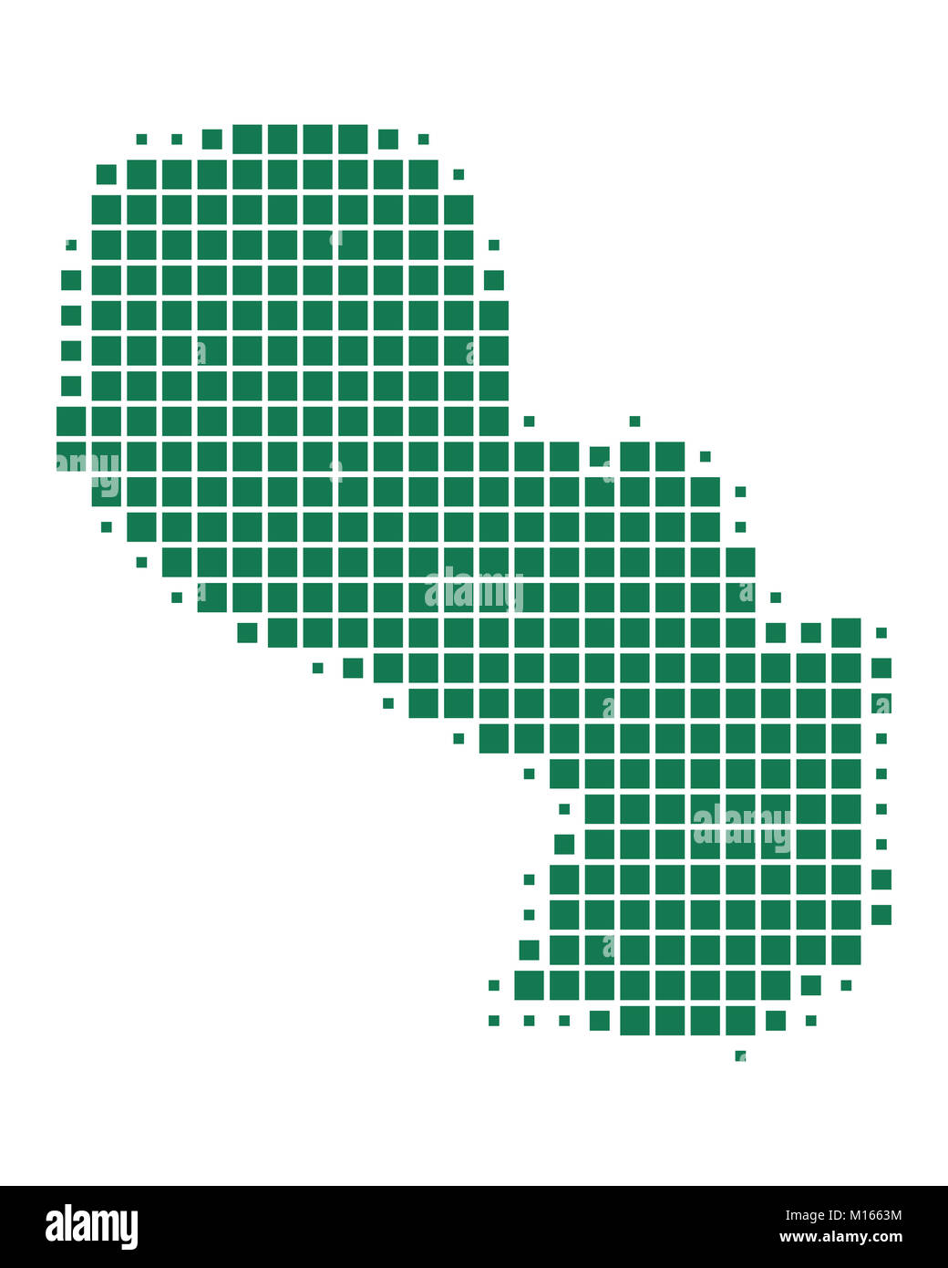 Map of Paraguay Stock Photo - Alamy