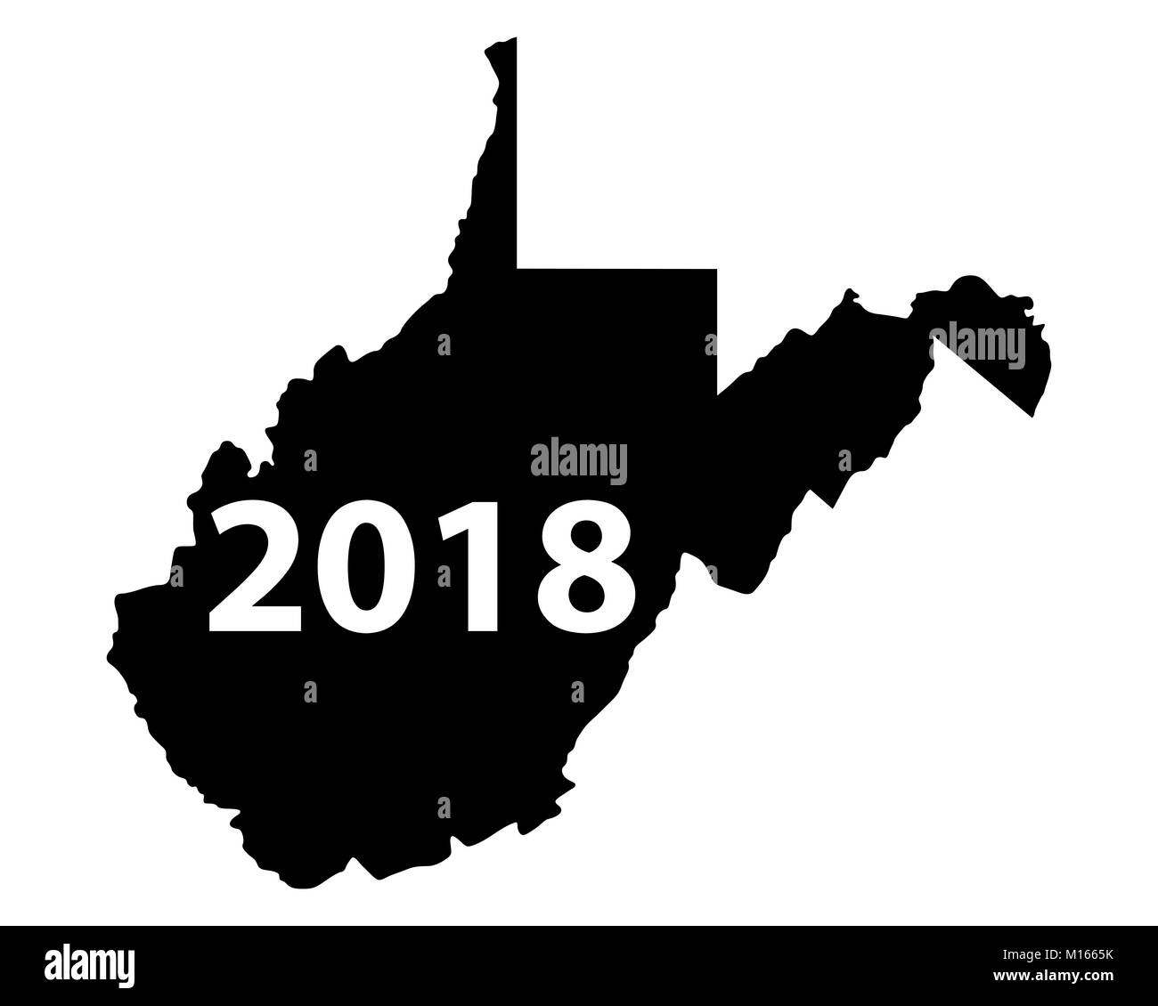 Contour map west virginia Black and White Stock Photos & Images - Alamy