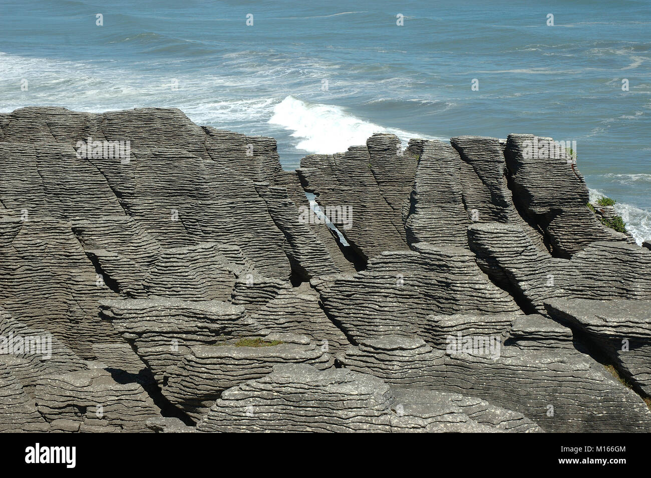 Punakaiki Pancake Rocks. Paparoa National Park; Greymouth, South Island ...