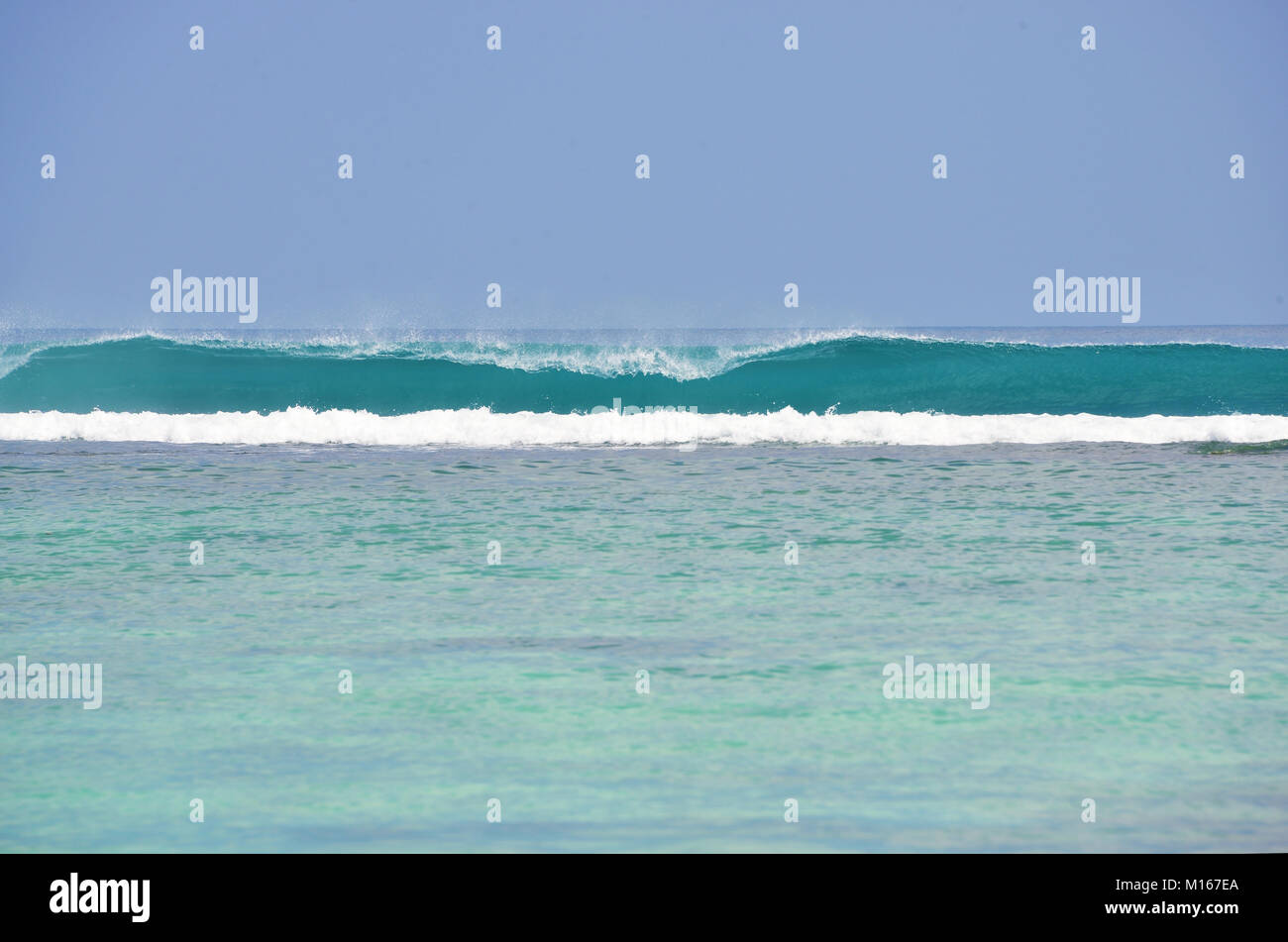 Waves in Maldives Stock Photo - Alamy