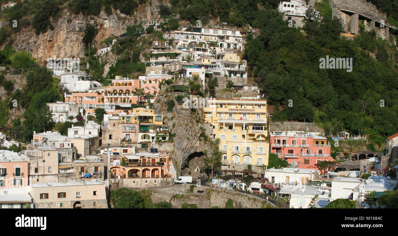Positano village, Amalfi Coast, Campania, Italy Stock Photo - Alamy