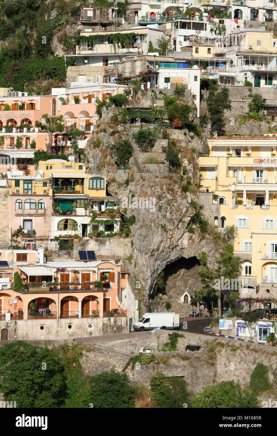 Positano village, Amalfi Coast, Campania, Italy Stock Photo - Alamy