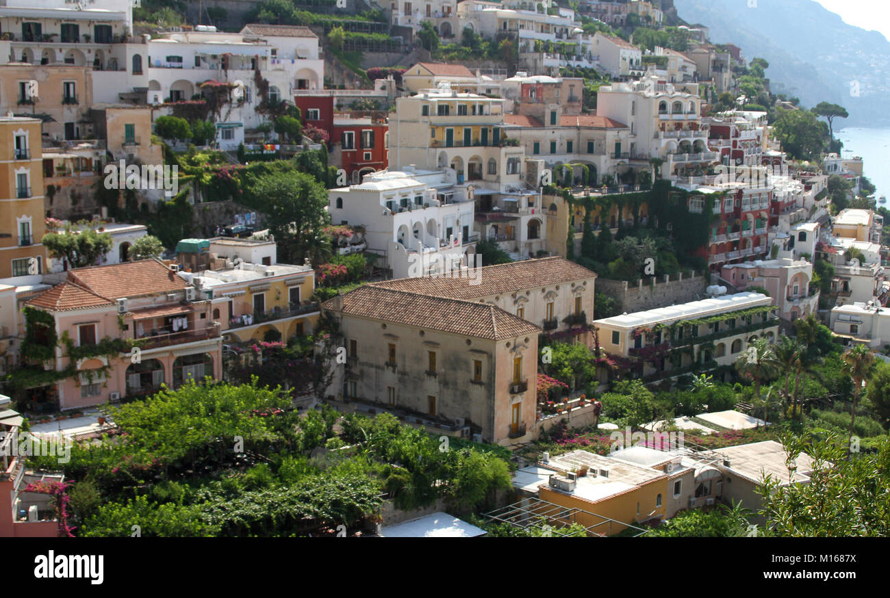 Positano village, Amalfi Coast, Campania, Italy Stock Photo - Alamy