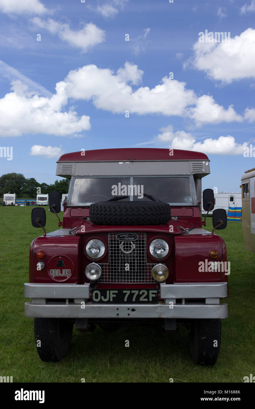 Land Rover. Heskin Steam Rally 2017 Stock Photo - Alamy