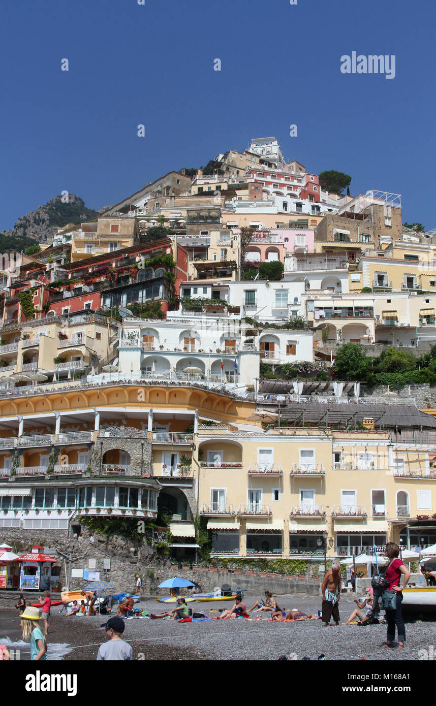 Positano village, Amalfi Coast, Campania, Italy Stock Photo - Alamy