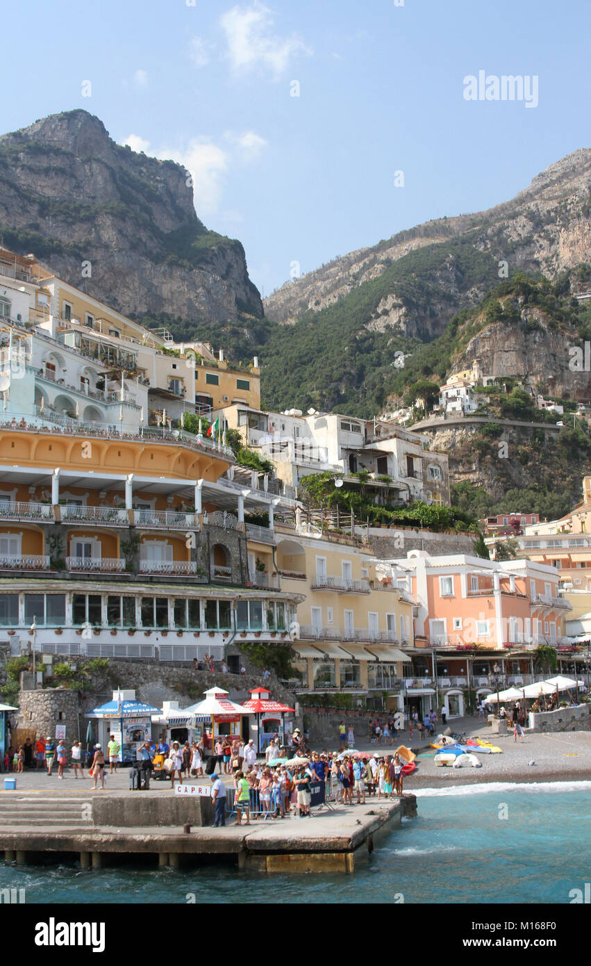 Positano village, Amalfi Coast, Campania, Italy Stock Photo - Alamy