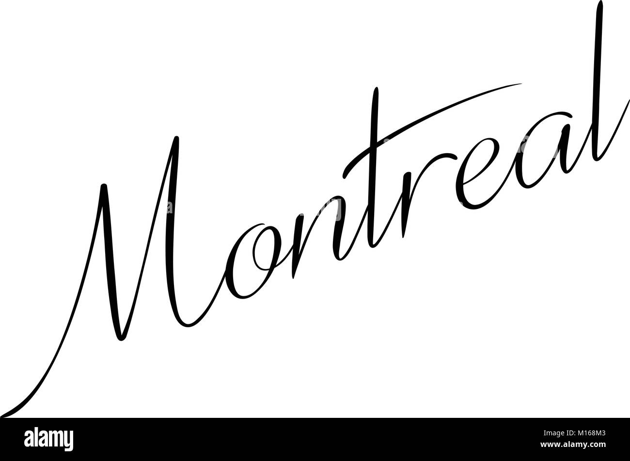 Montreal text sign illustration on white Background Stock Vector Image ...