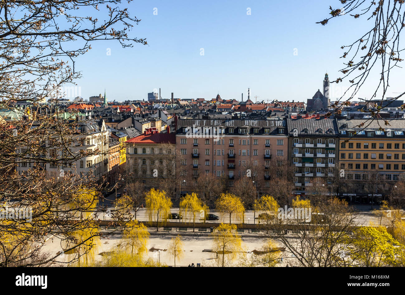 Aerial view old town of Stockholm, Sweden Stock Photo - Alamy