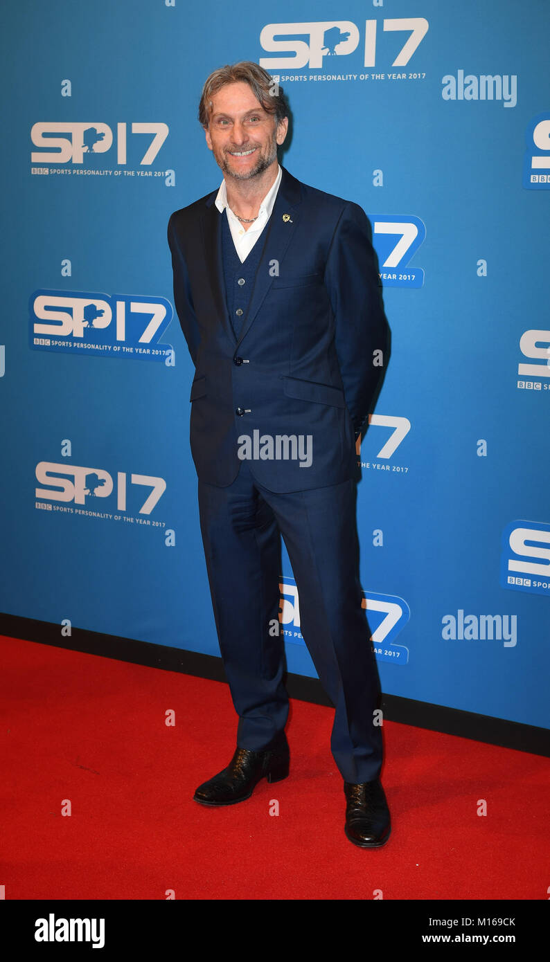 Carl Fogerty arrives at the Echo Arena Liverpool for The BBC Sports ...
