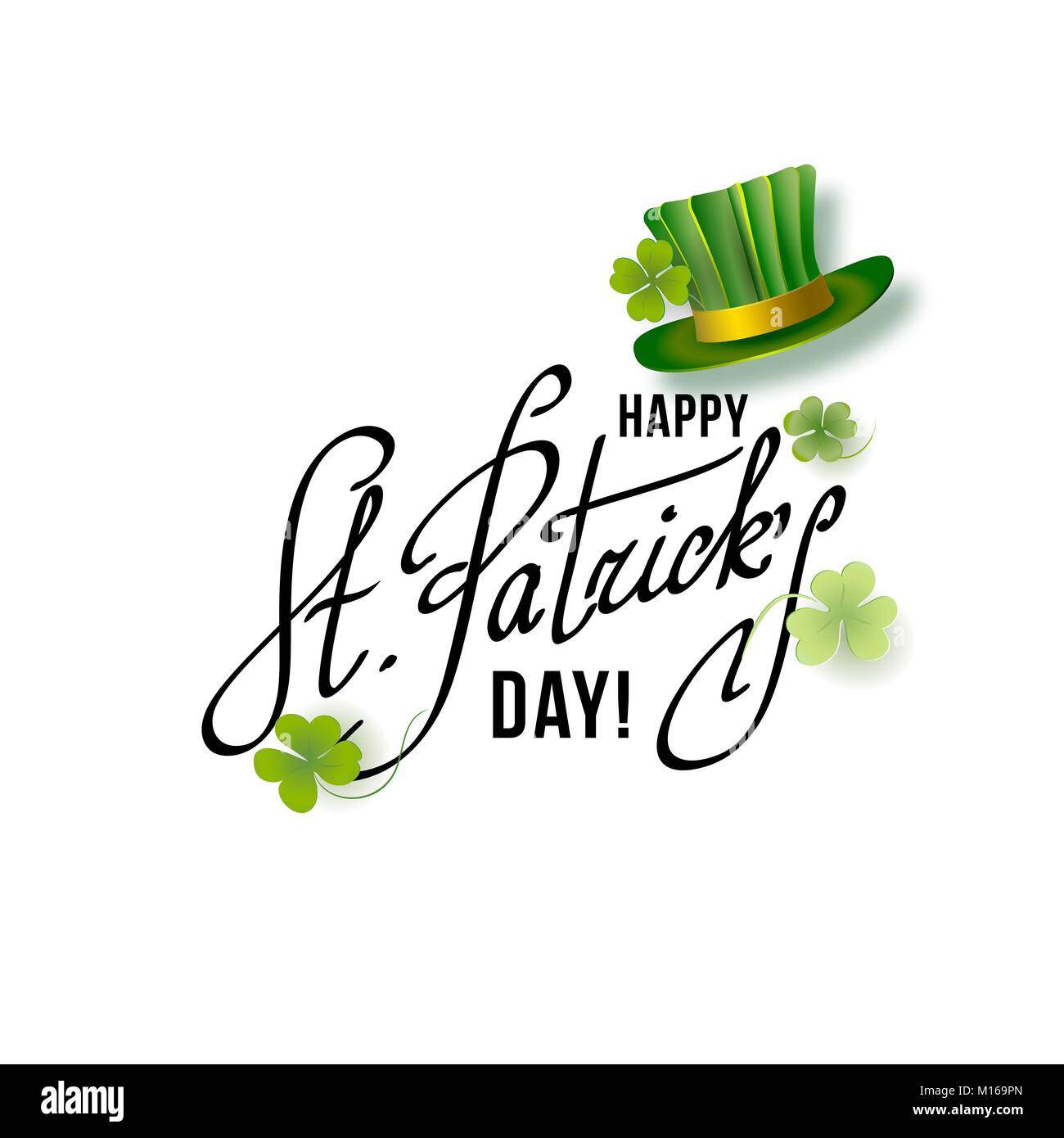 Vector happy saint patricks Cut Out Stock Images & Pictures - Alamy