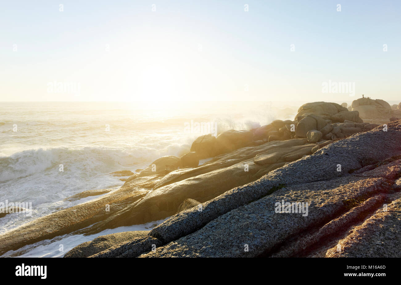 Rocks at Camps Bay, Cape Town, Western Cape, South Africa Stock Photo ...