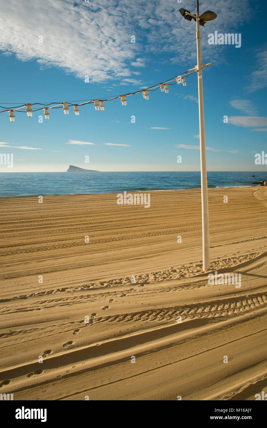 Benidorm beach landmark island hi-res stock photography and images - Alamy