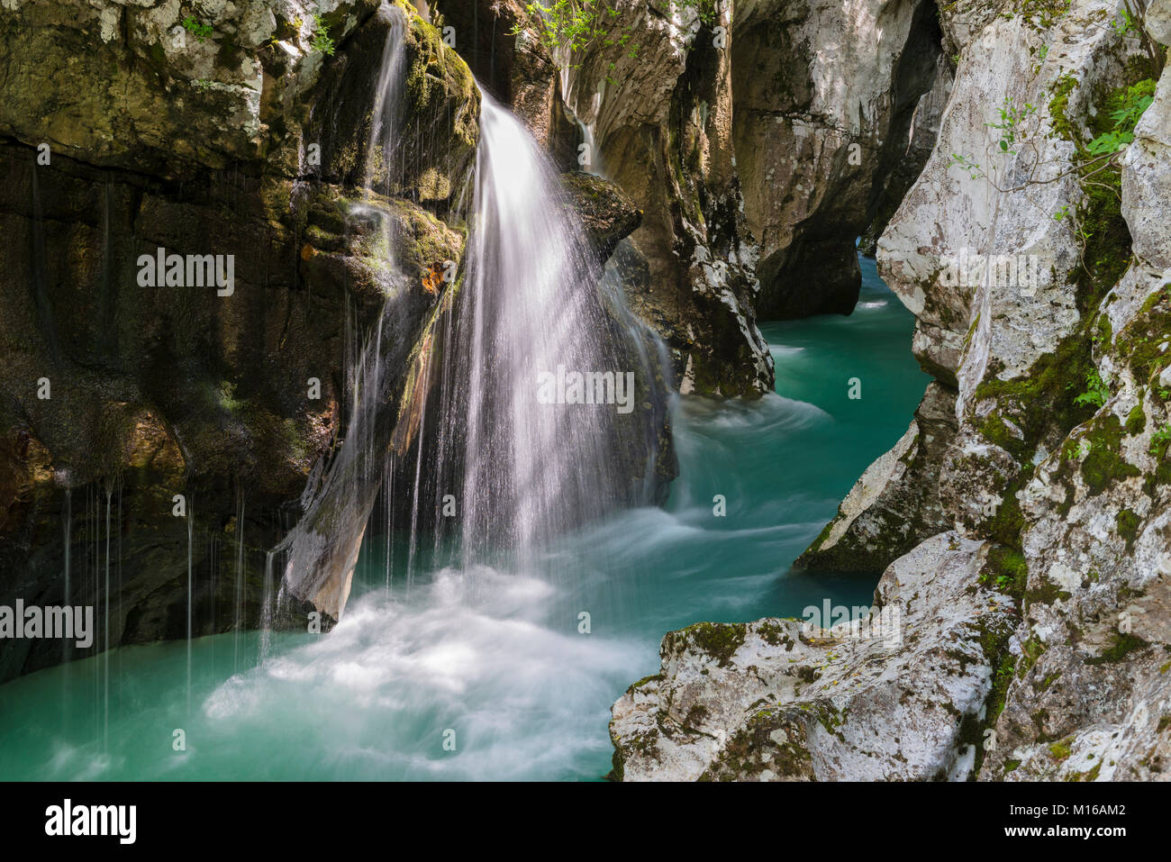Soca Canyon, Soca Valley, Triglav National Park, Slovenia Stock Photo ...