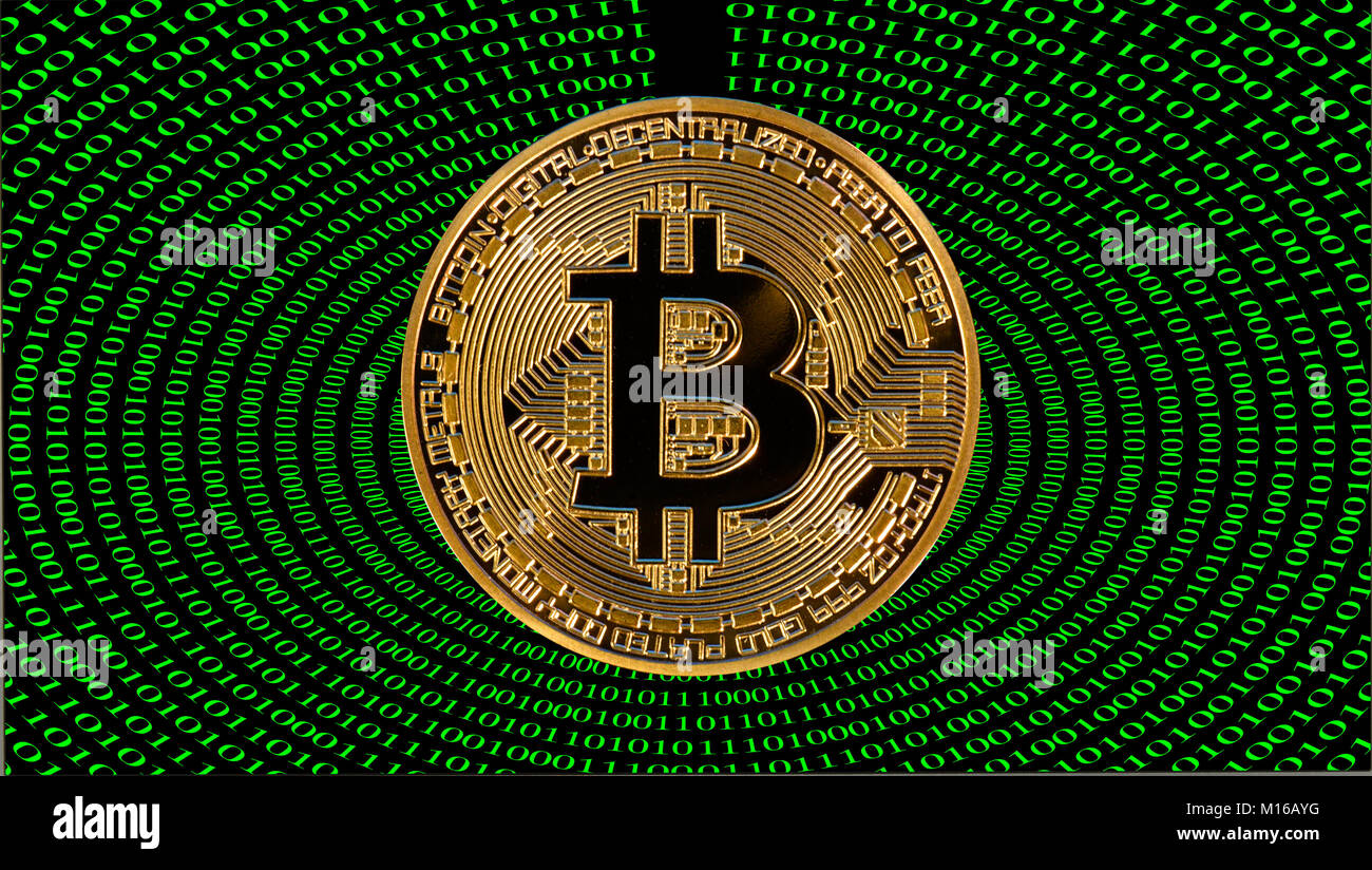 Symbol image turbulence, volatility, stock price digital currency, gold physical coin bitcoin ...