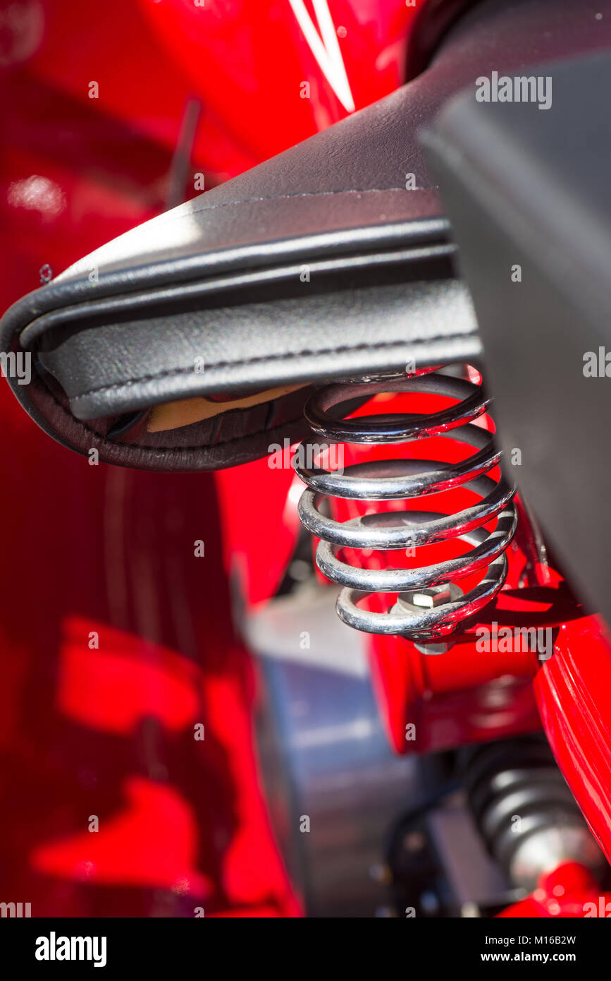Motorcycle seat spring hi-res stock photography and images - Alamy