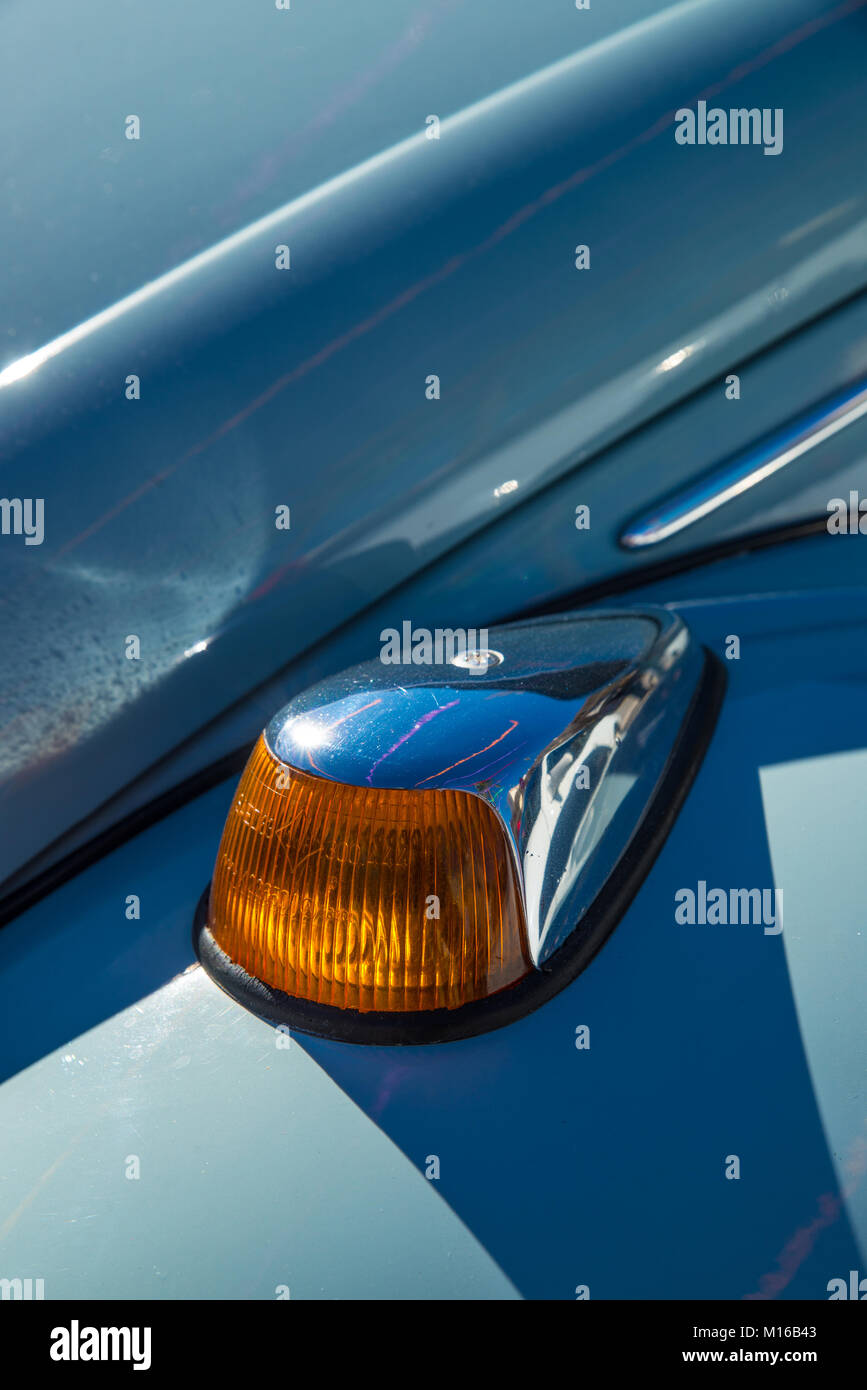 Turn signal on the fender of a vintage car Stock Photo - Alamy