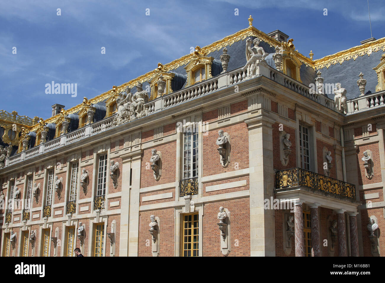 The Marble Court of the Versailles Palace, Ile-de-France, France Stock Photo - Alamy