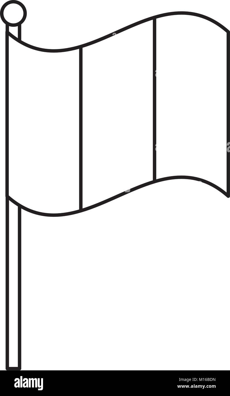 Flag vector nation ireland dublin Black and White Stock Photos & Images ...