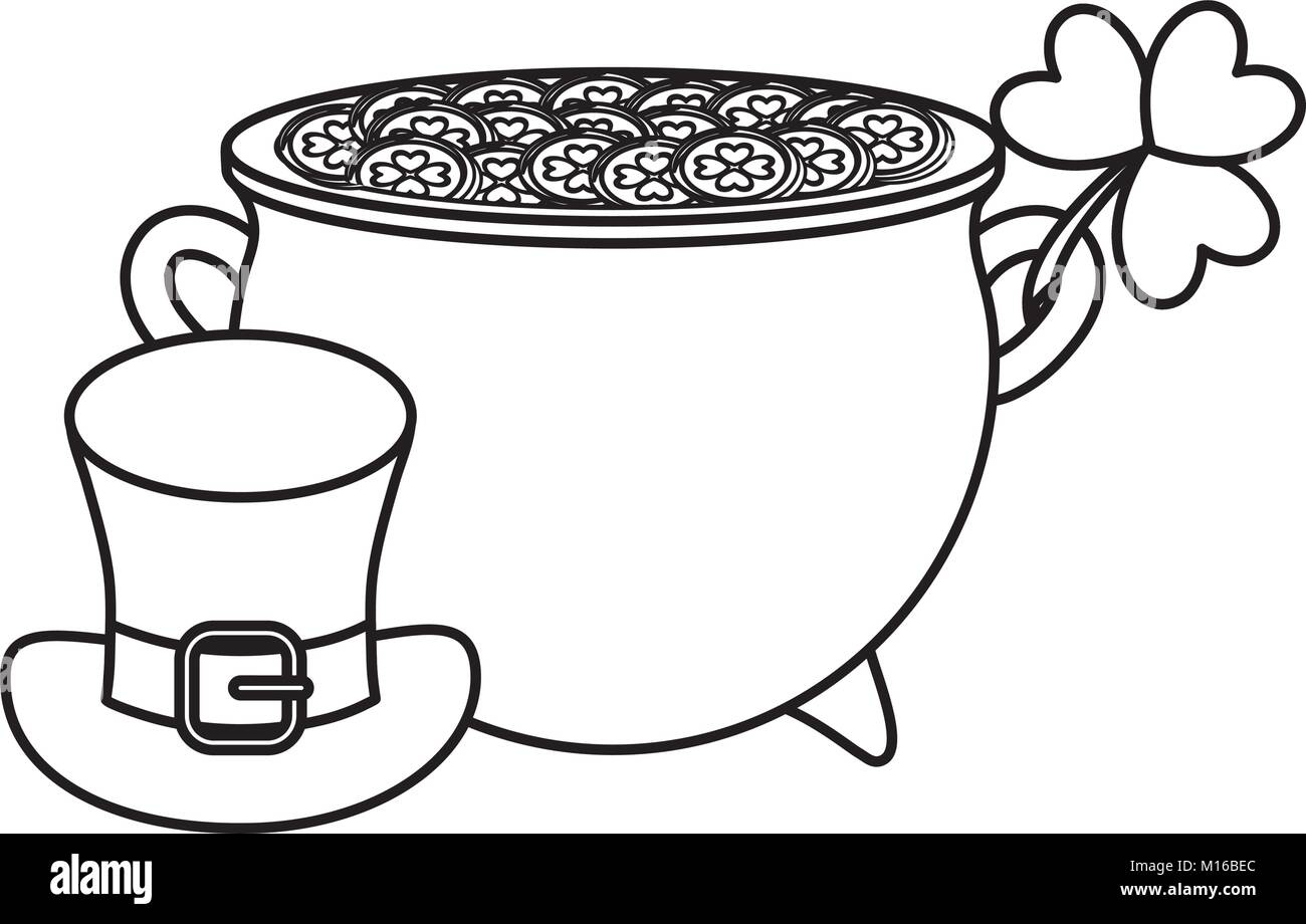 Irish pot design Stock Vector Image & Art - Alamy