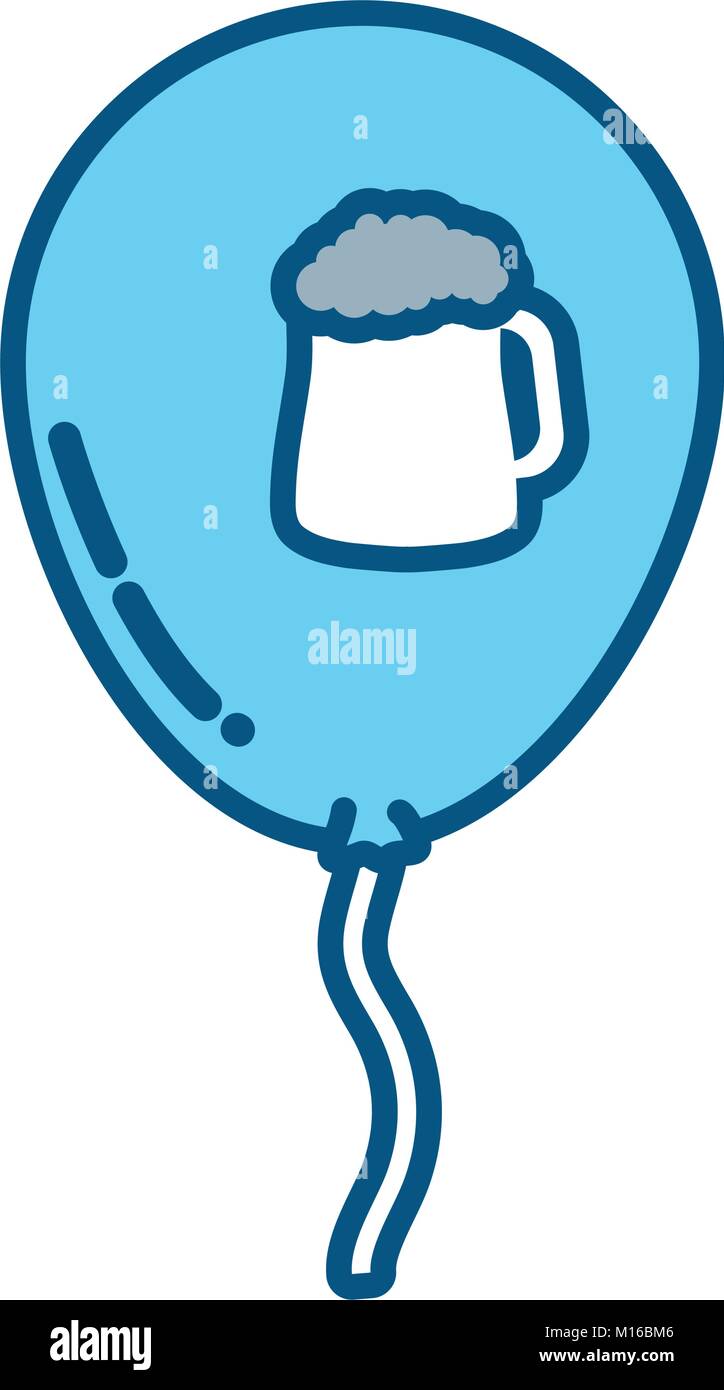 Balloon with beer jar icon Stock Vector Image & Art - Alamy