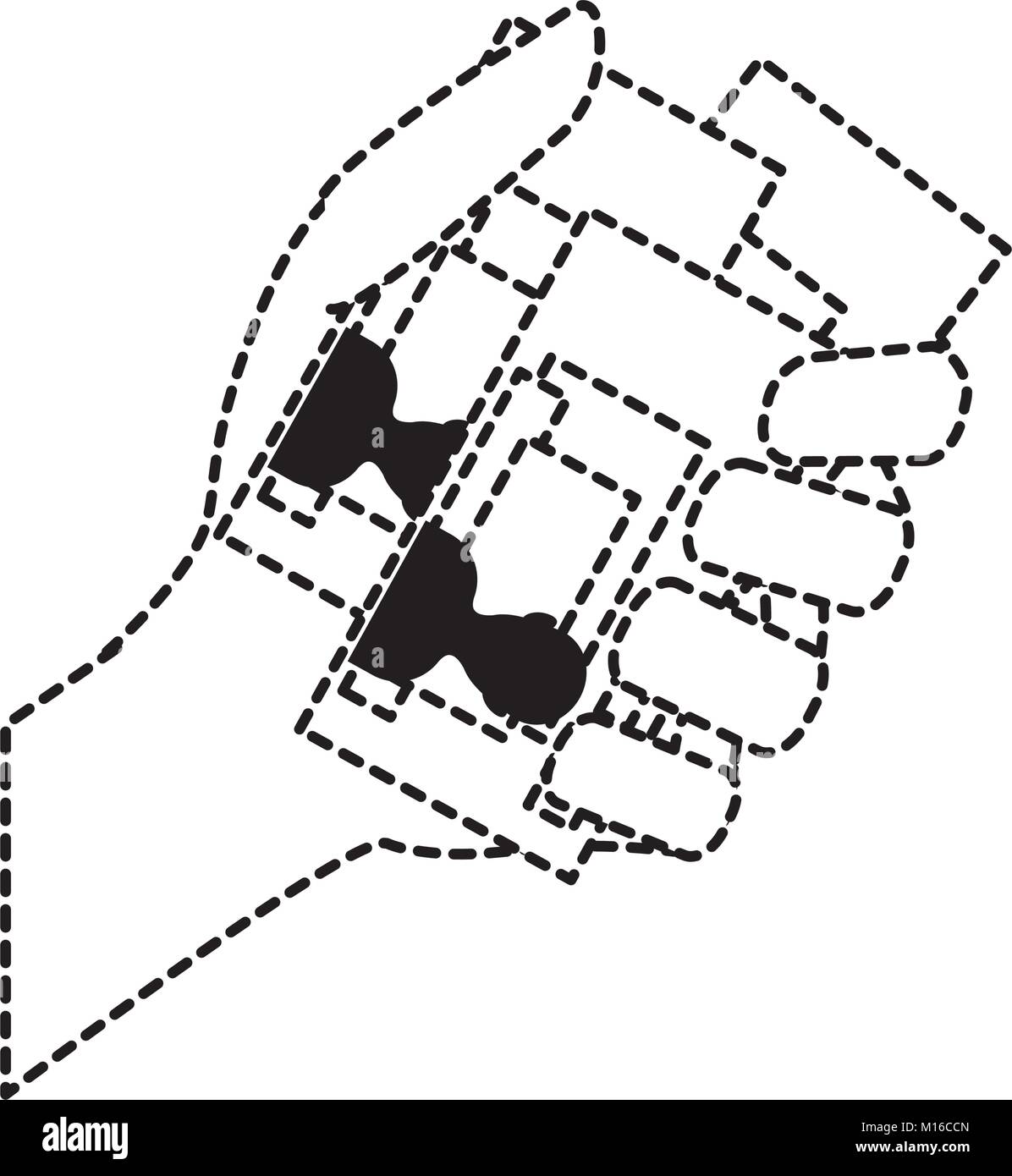 hand with id cards icon Stock Vector Image & Art - Alamy