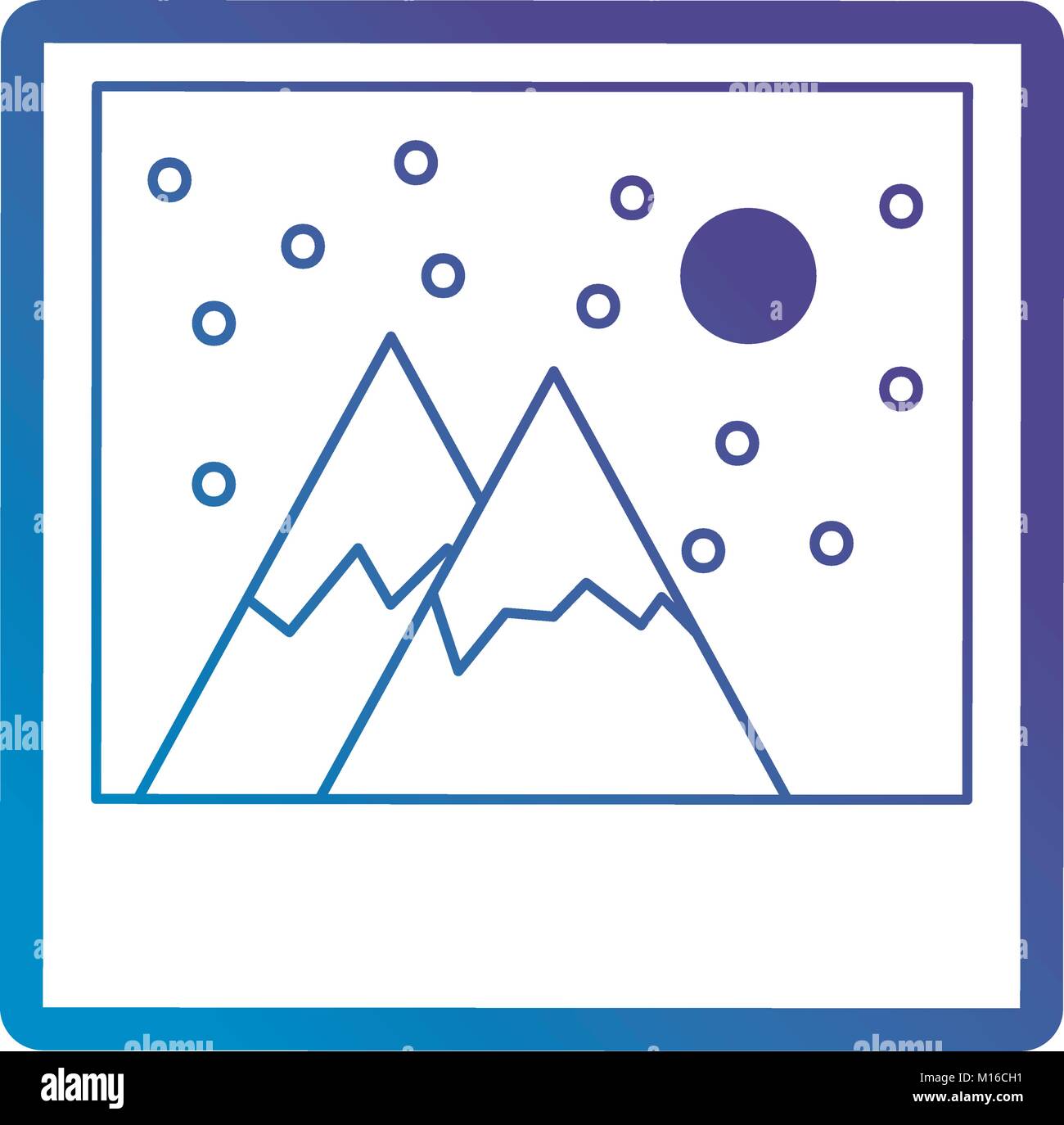 landscape picture icon Stock Vector Image & Art - Alamy