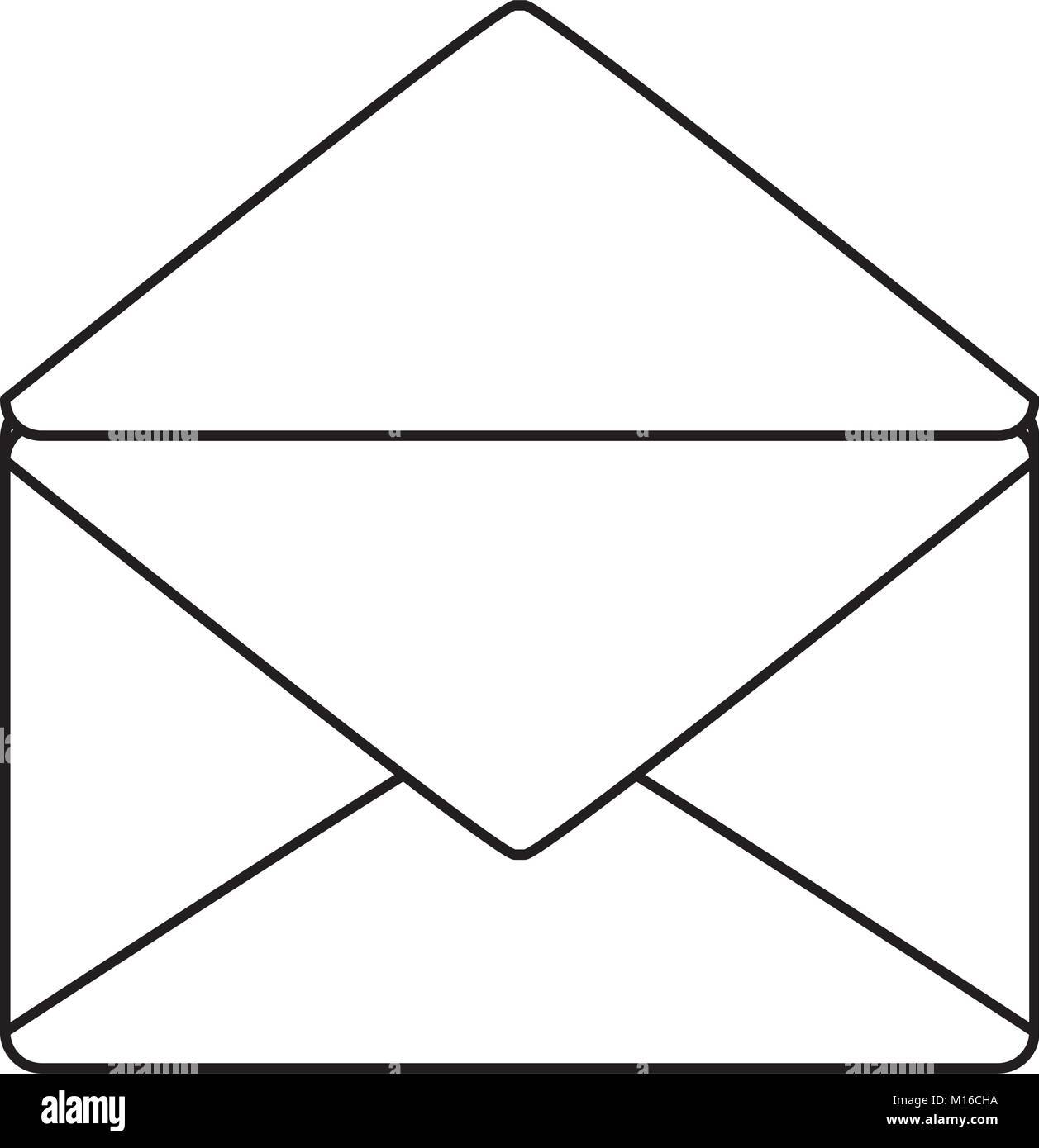 opened envelope icon image Stock Vector Image & Art - Alamy