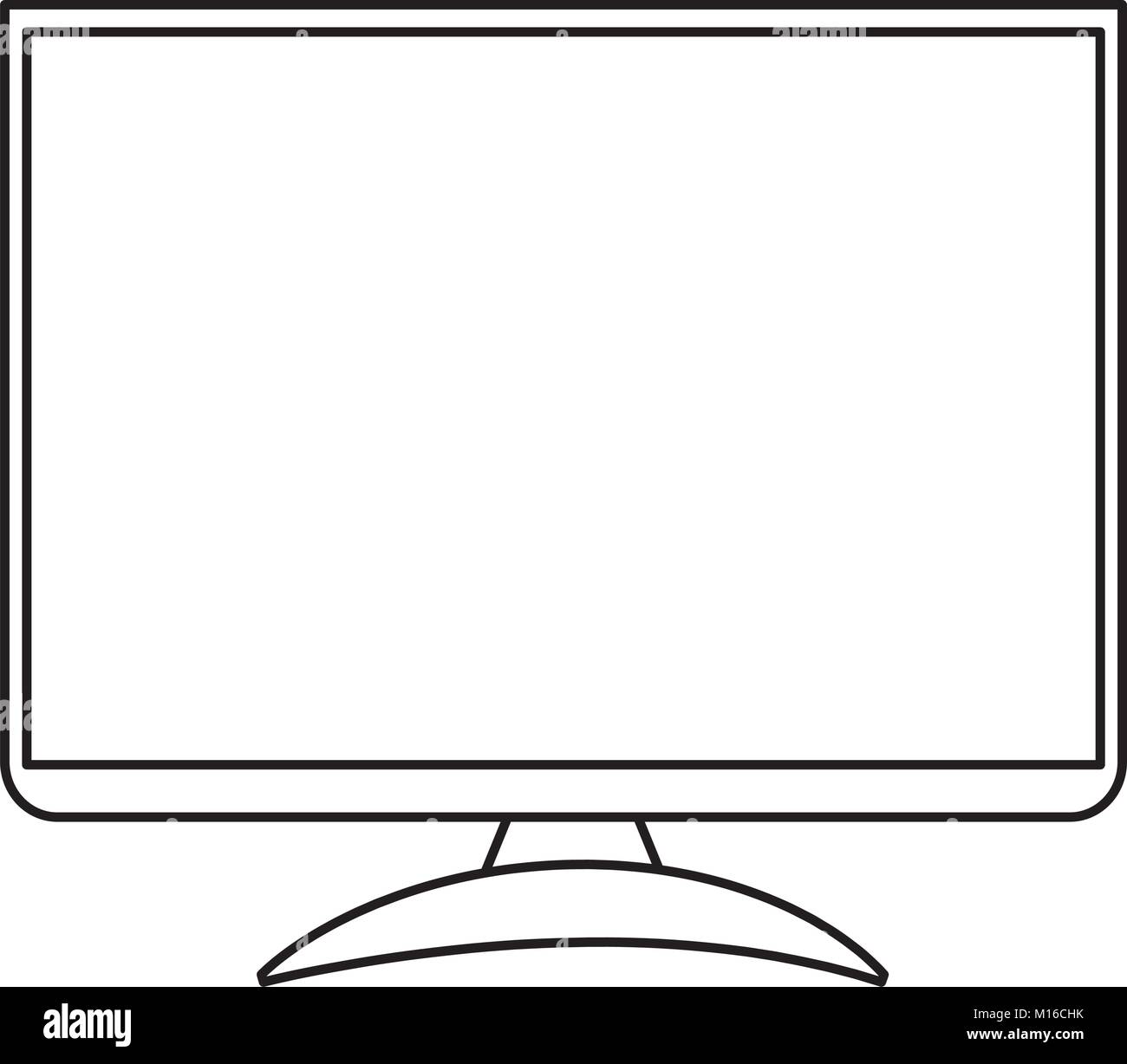 Flatscreen Tv icon image Stock Vector Image & Art - Alamy