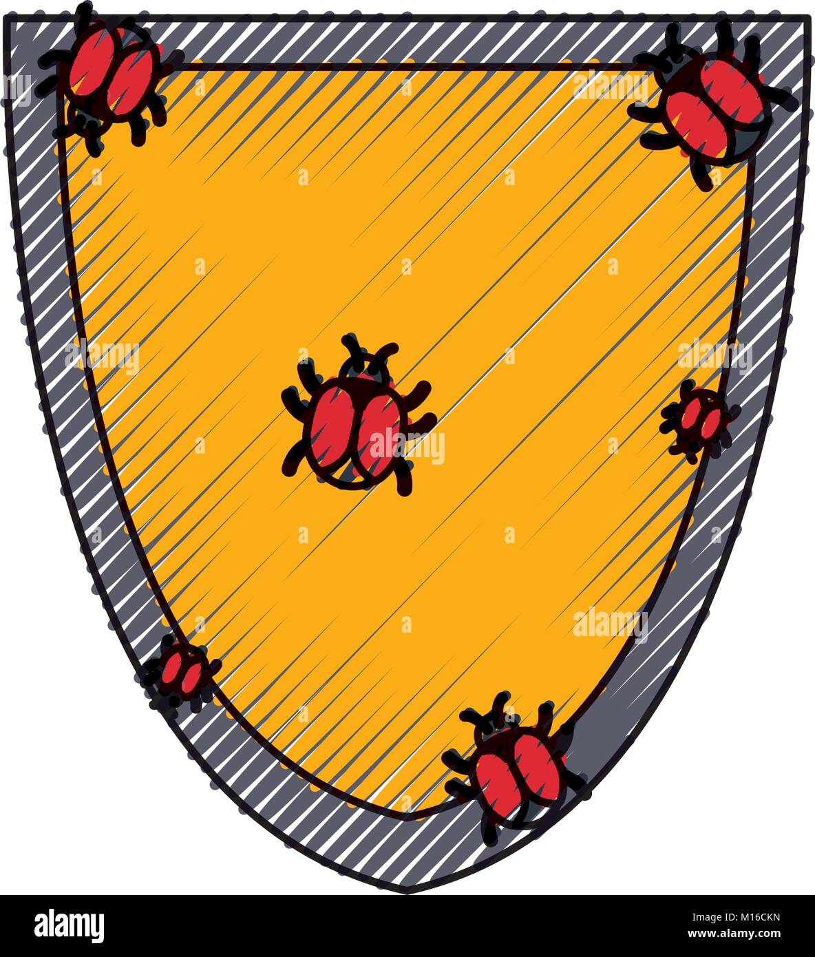 Security Shield Icon Stock Vector Image And Art Alamy