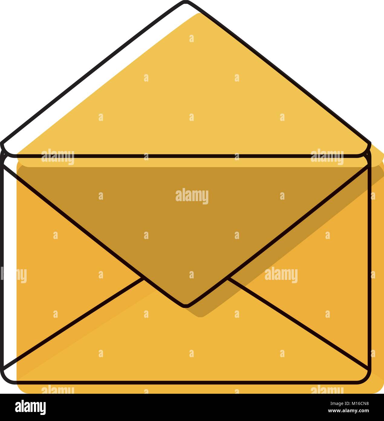 opened envelope icon image Stock Vector Image & Art - Alamy